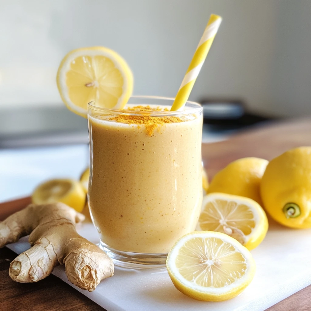 Lemon Ginger Smoothie: A Tangy, Healthy Drink You’ll Love - Healthy ...