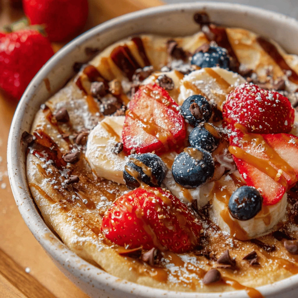 Easy Protein Pancake Bowl Recipe for a High-Protein Breakfast - Healthy ...